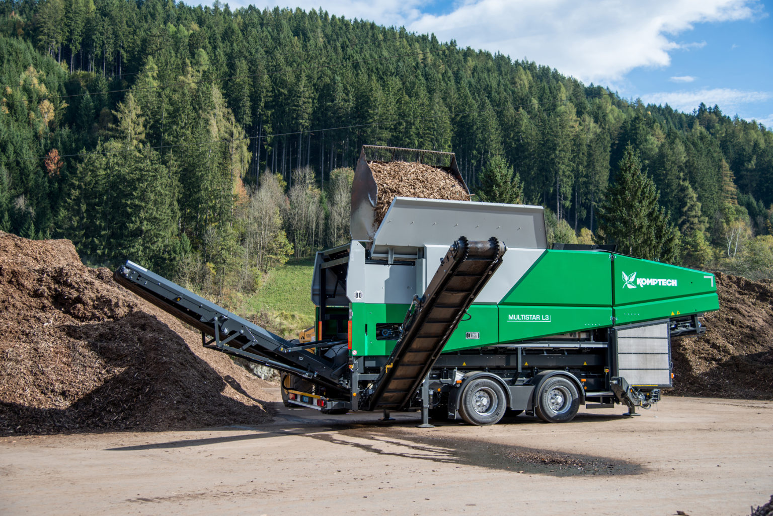 Komptech Multistar L3 Type 2014 sterrenzeef huren - Smet Rental